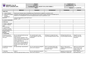 Music Grade 3 - Dlp - Detailed Lesson Plan in Music 3 (First Quarter ...