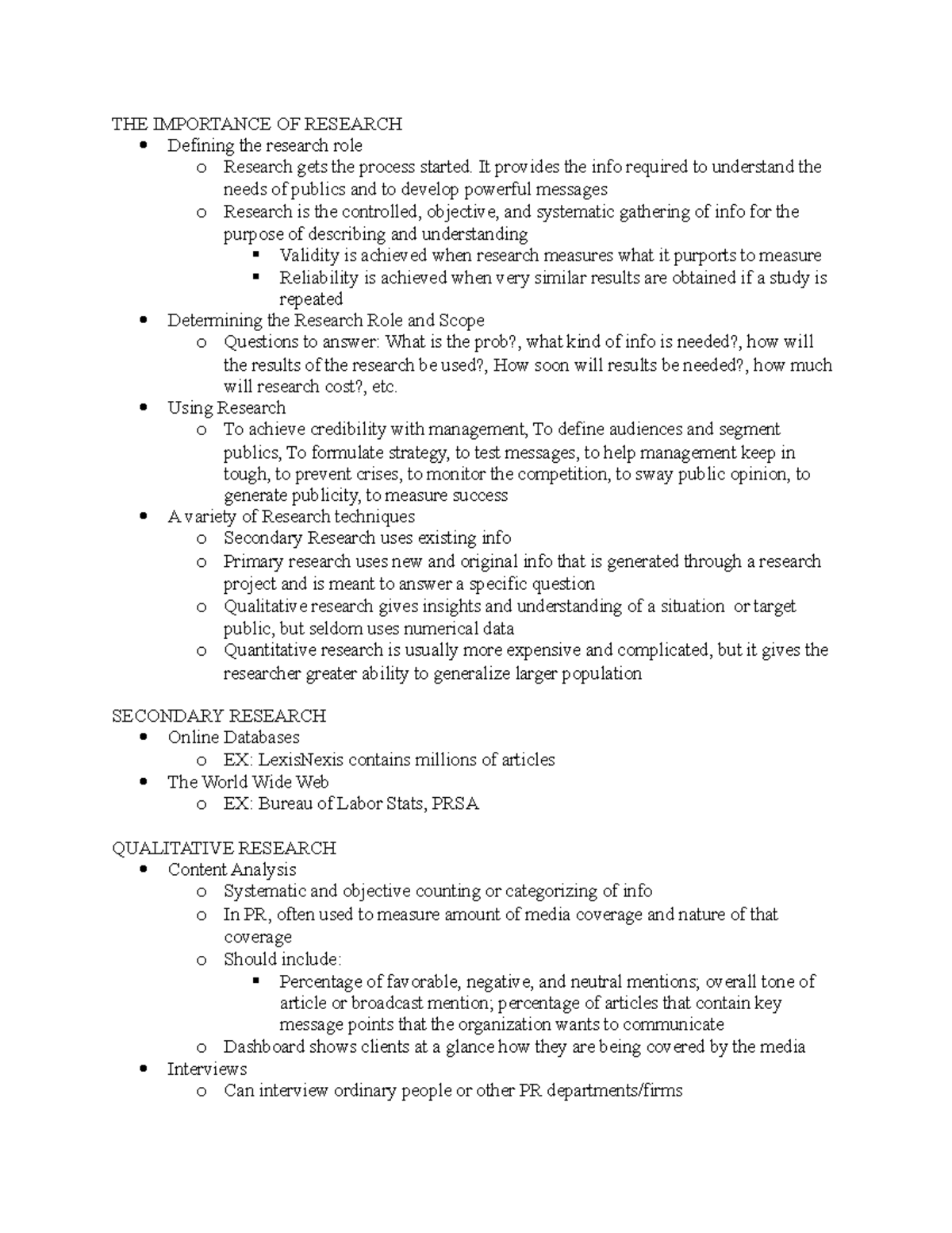 Chpt. 5 - Book Notes Research - THE IMPORTANCE OF Defining the research ...