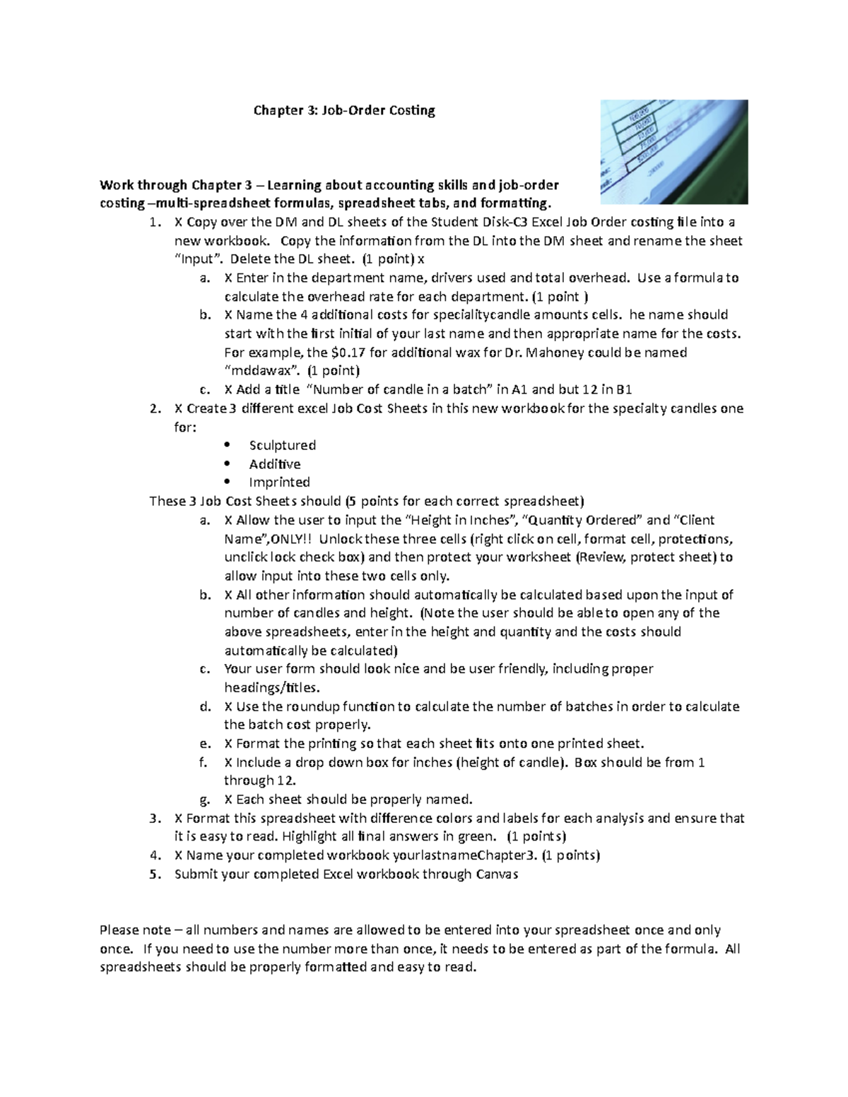 Chapter 3 Homework Assignment Winter 2017-3 - Chapter 3: Job-Order ...
