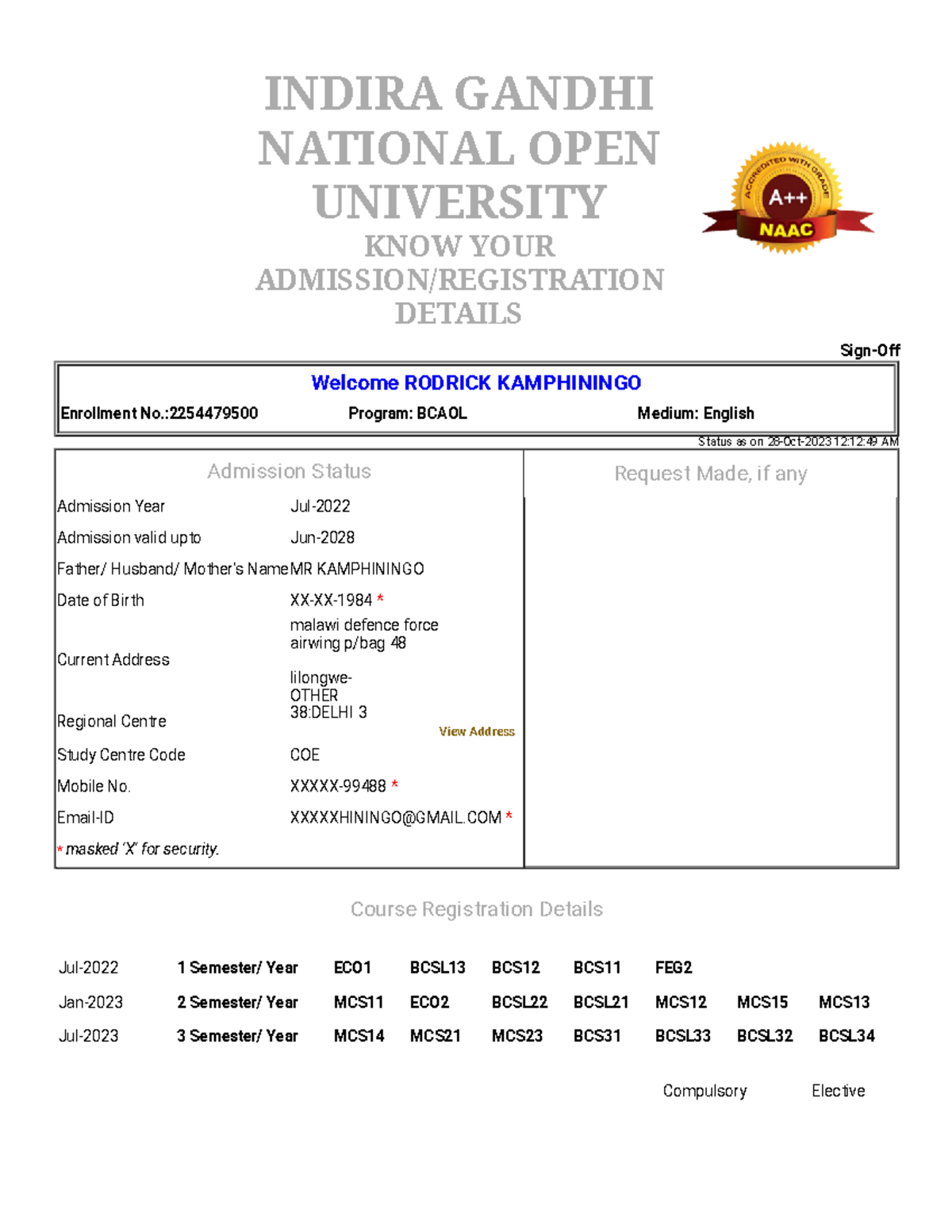 Https admission.ignou.ac - INDIRA GANDHI NATIONAL OPEN UNIVERSITY KNOW ...