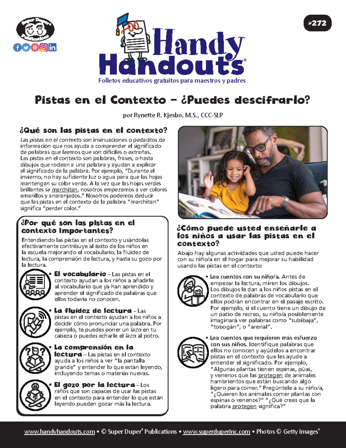 272 Context Clues Spanish - Pistas en el Contexto — ¿Puedes descifrarlo ...