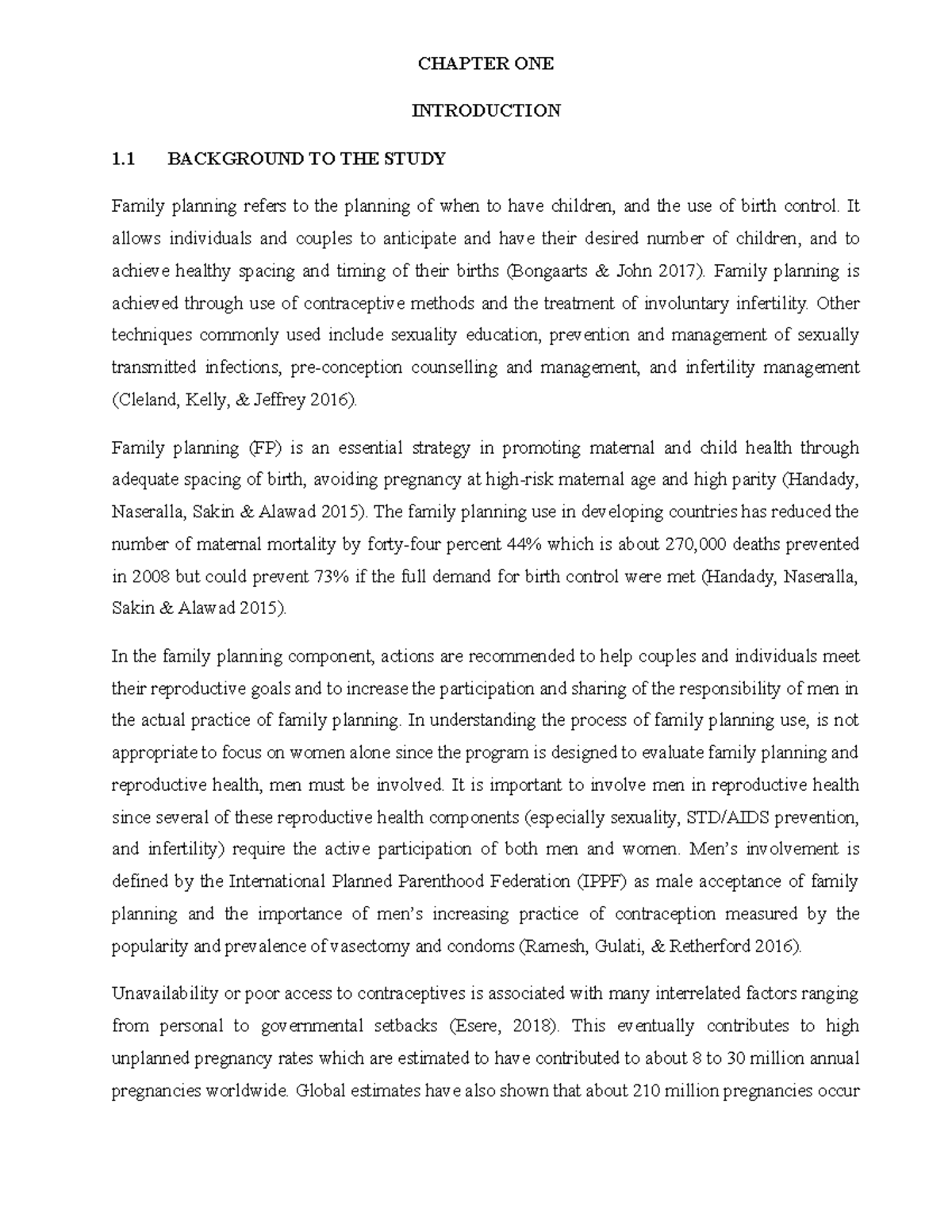 Lilian FP - Research bas - CHAPTER ONE INTRODUCTION 1 BACKGROUND TO THE ...