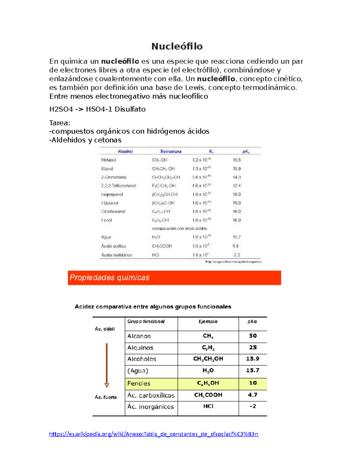 Quimica Organica, Apuntes - Nucleófilo En química un nucleófilo es una ...