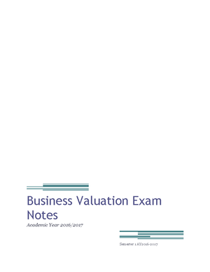 Business Valuation - VALUATION MEASURING AND MANAGING THE VALUE OF ...