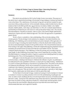 Swine Paper Critique - article review - Critique of Semen extenders ...