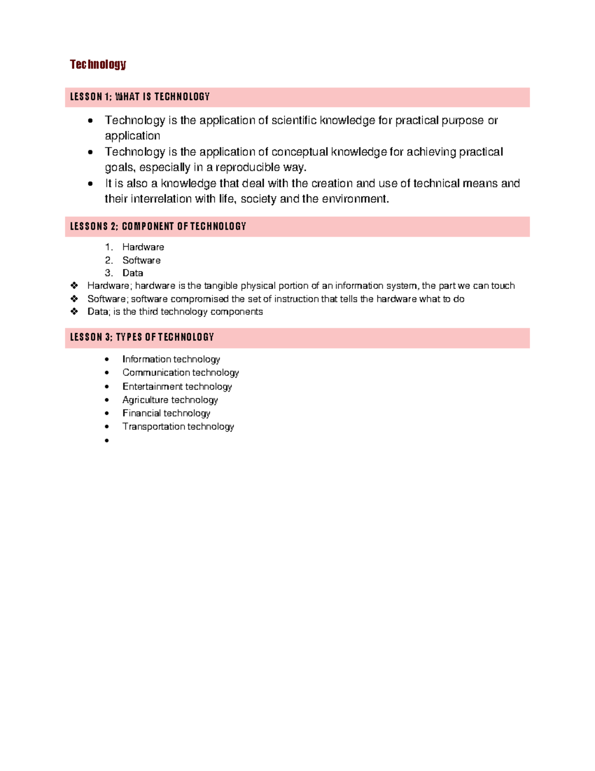 Technology - i study computer science in Lagos state university thank ...