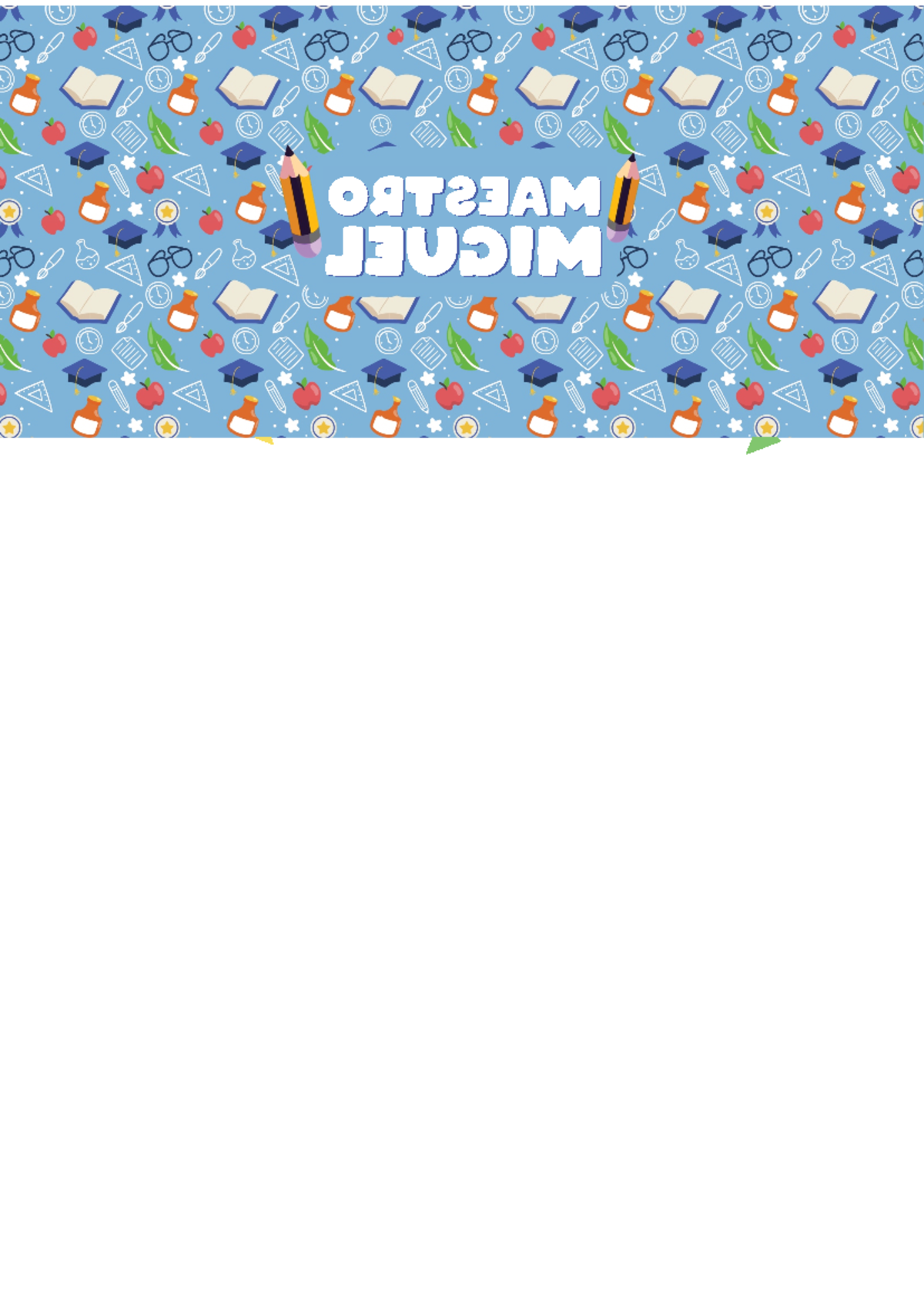 MM - En un documento, integra una portada con tus datos generales y con ...