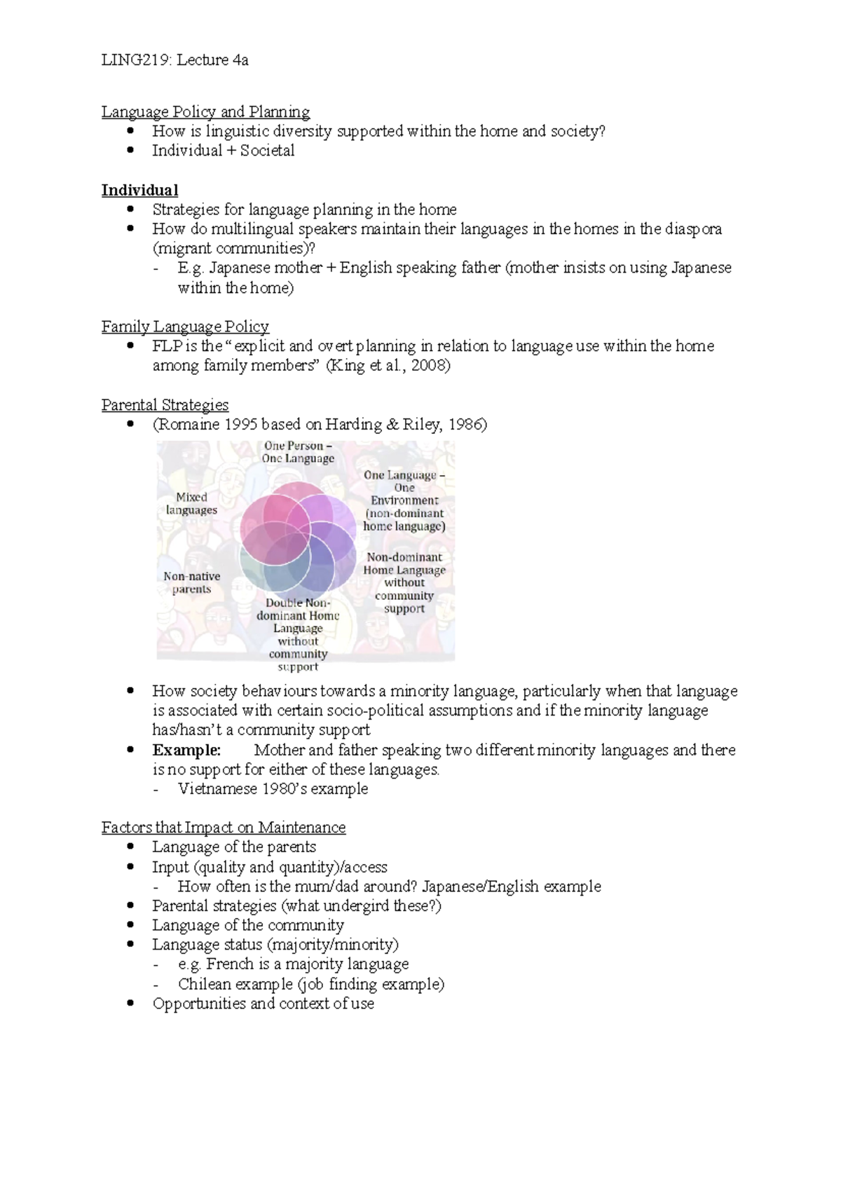 Lecture 4a- Language Policy and Planning - Language Policy and Planning ...