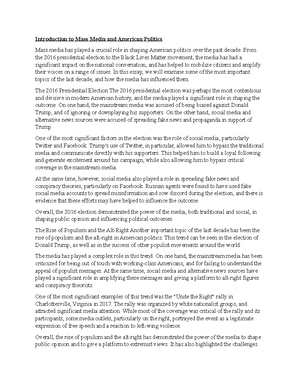 The Portrayal of Marginalized Groups in the Media - Historically ...