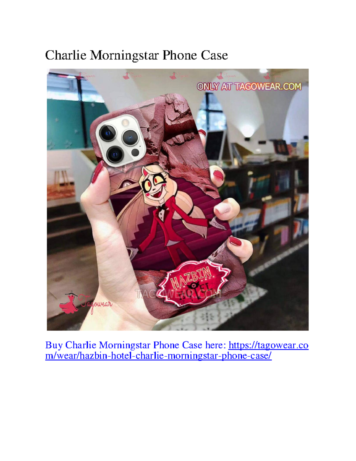 Charlie Morningstar Phone Case - BA05101 - Studocu