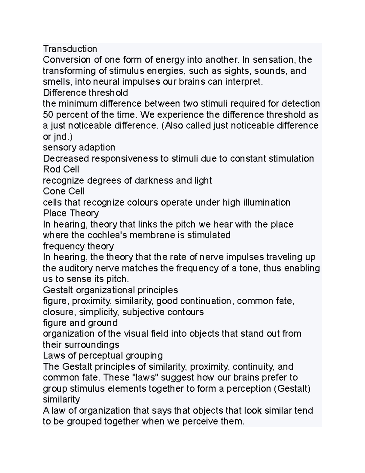 Frequency Theory Of Hearing