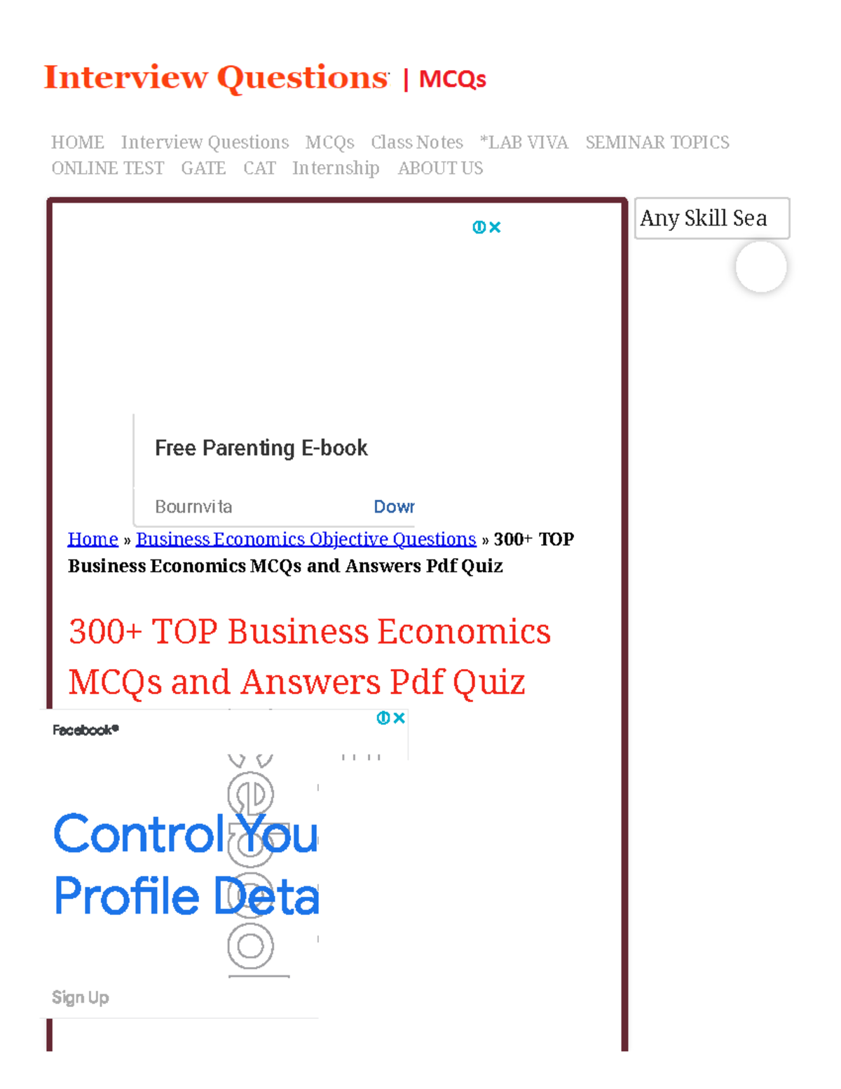 300+ TOP Business Economics MCQs and Answers Pdf Quiz 2023 - Money that ...