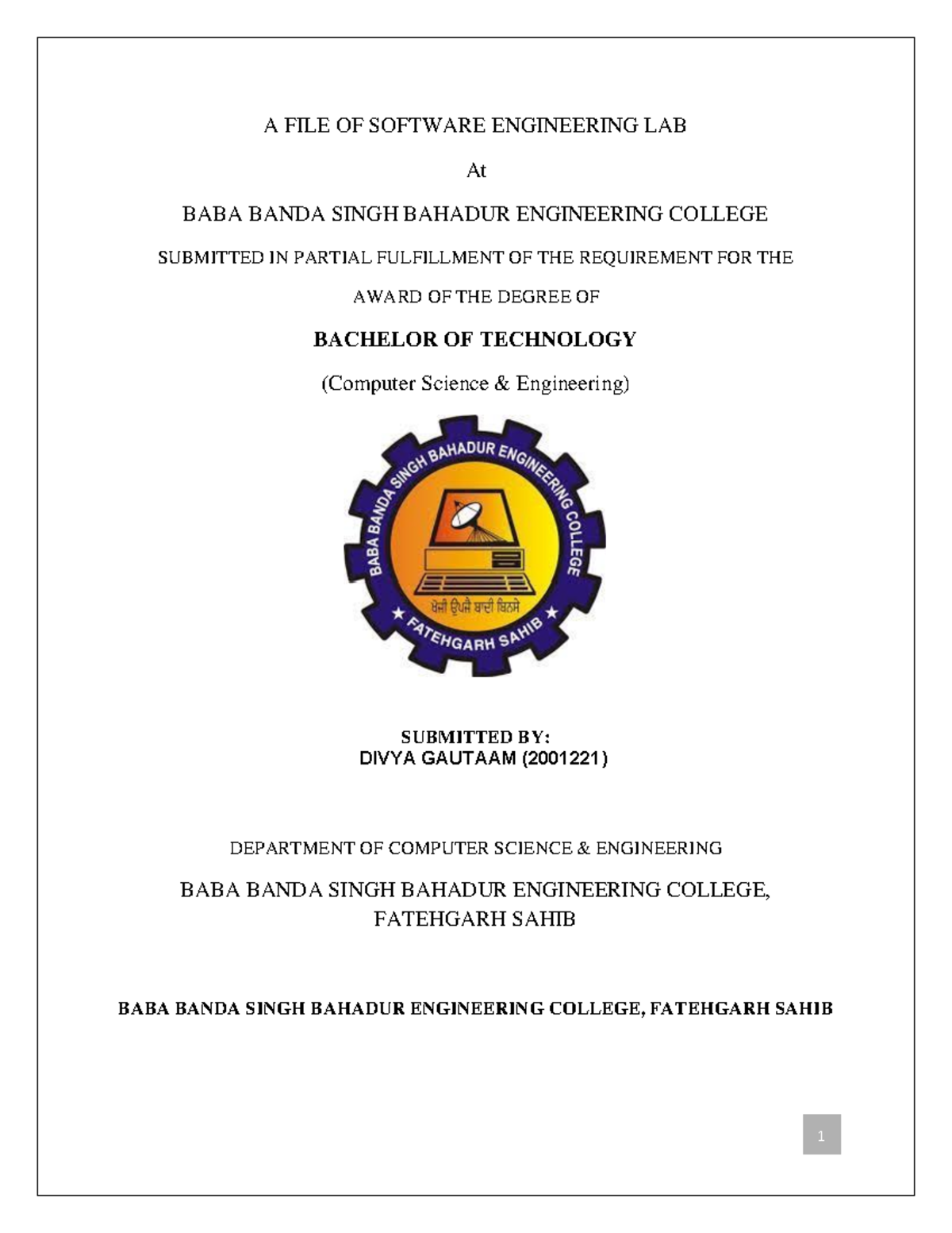 A FILE OF Software Engineering LAB 1-converted (1) (1) - A FILE OF SOFTWARE ENGINEERING LAB At ...