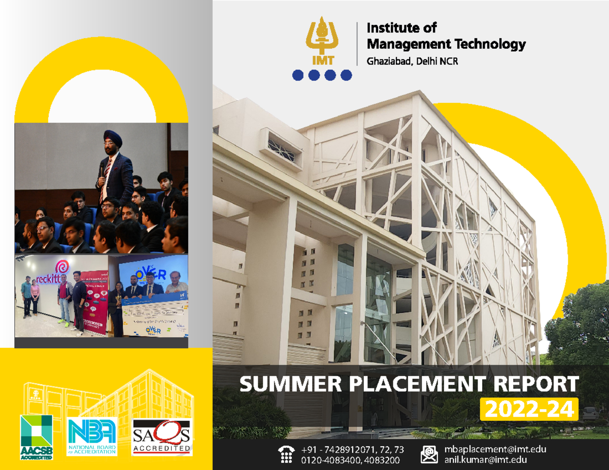 Summer Placement 2022 24 web - SUMMER PLACEMENT REPORT 2022- +91 - 7428912071, 72, 73 0120 ...