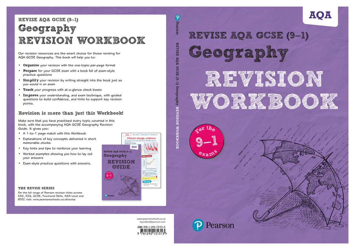 Pearson Revision Work Book - F o r th e e x a m s 9– F o F o F r t h e ...