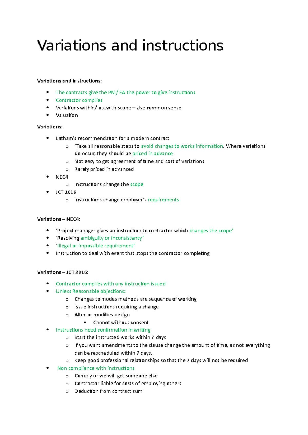 Lecture 4 - Variations and instructions - Variations and instructions ...