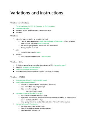 Lecture 5 - Completion Defects & Final Certificate - Completion ...