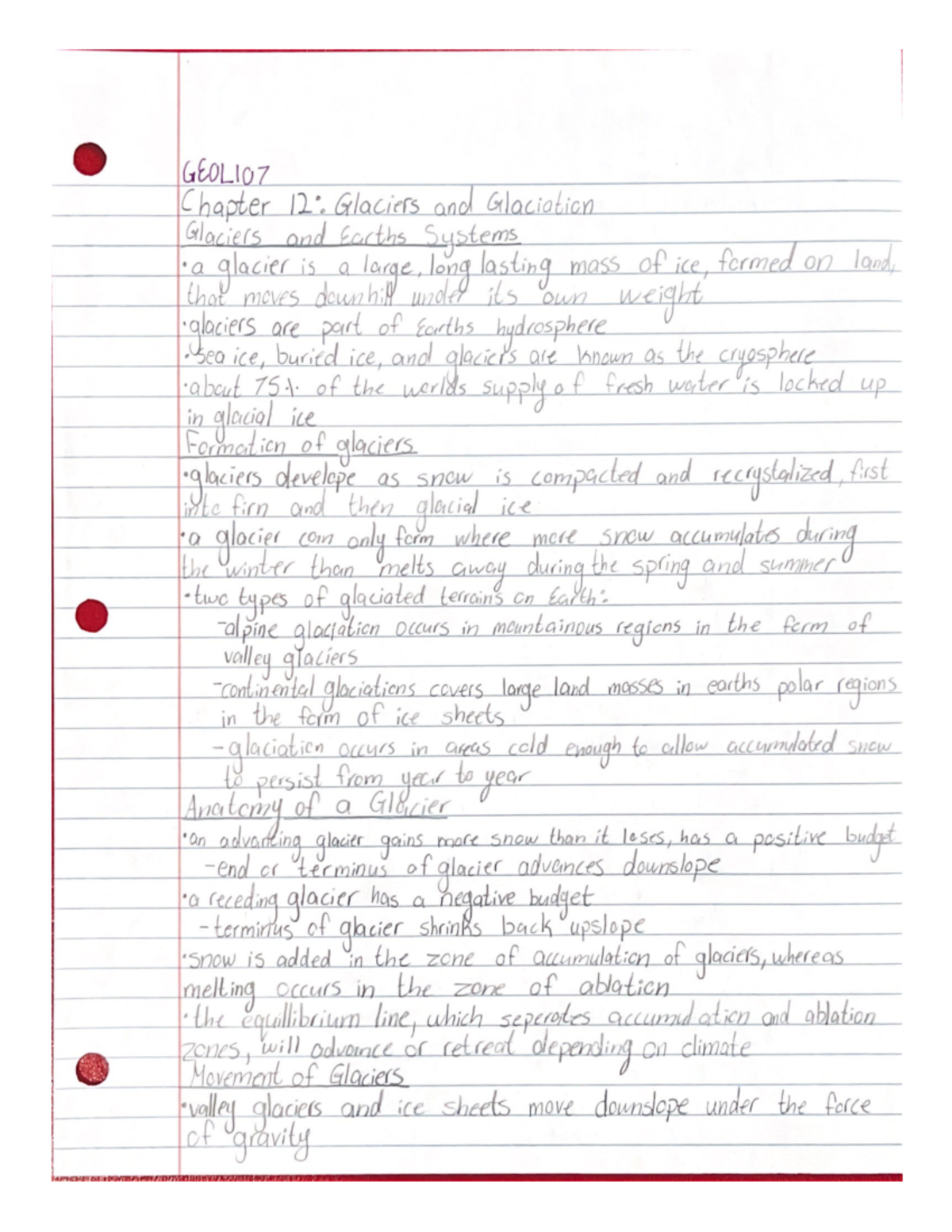 GEOL 107 Fall 2020 - GEOL107 - Studocu