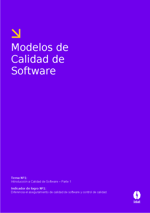 GUÍA 2 - Escuela de Modelos de Calidad de Software Guía 2 Tecnología TEMA 01 Teoría de los TEMA ...