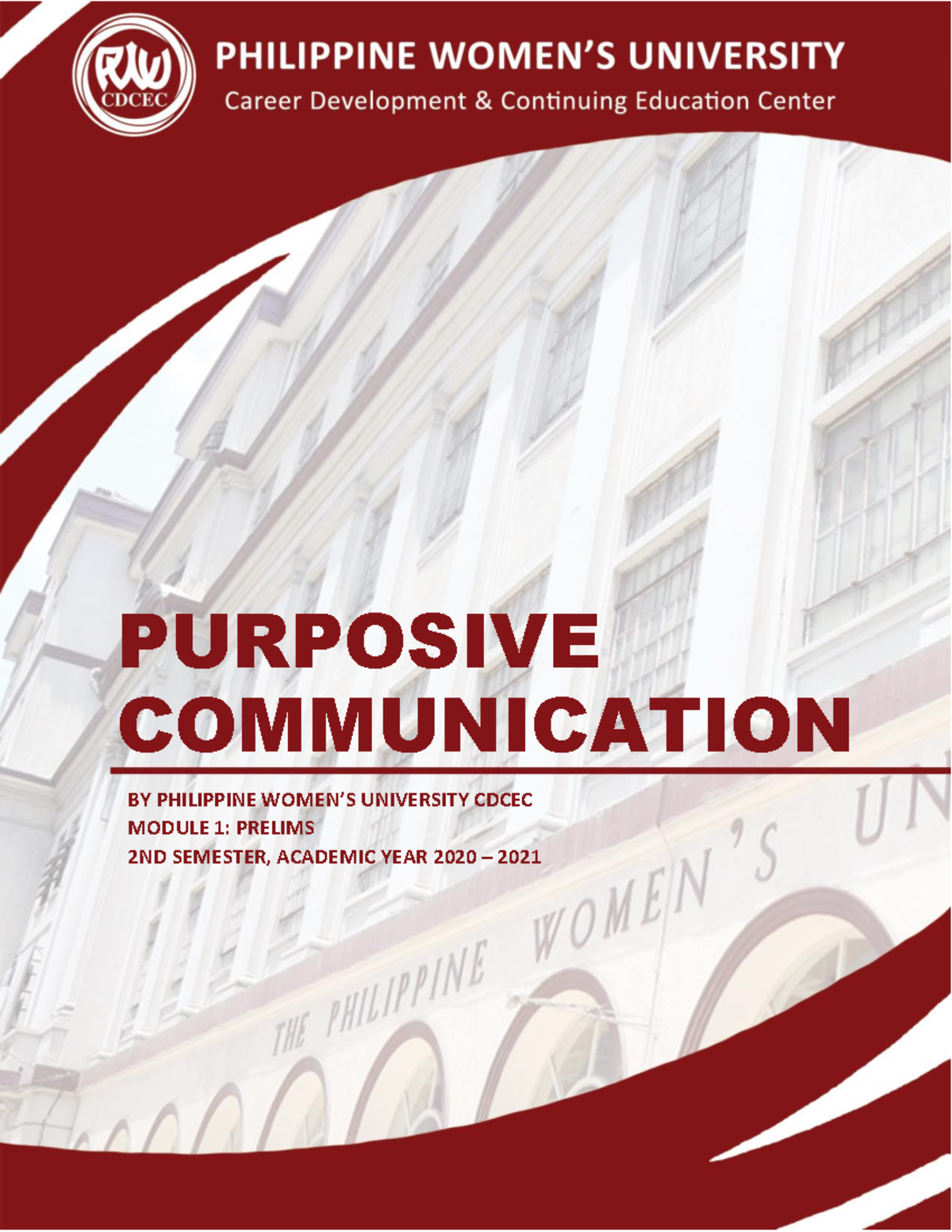 Purposive Communication Module 1 - PURPOSIVE COMMUNICATION BY ...