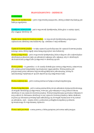 Prawoznawstwo wykład - PODSTAWY PRAWOZNAWSTWA I LOGIKI PRAWNICZEJ WYKŁAD Dr Piotr F ...