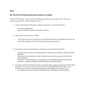 Slater et al 2009 bio 159 pre-lab HW - Slater et al HW Bio 159. 1. a ...