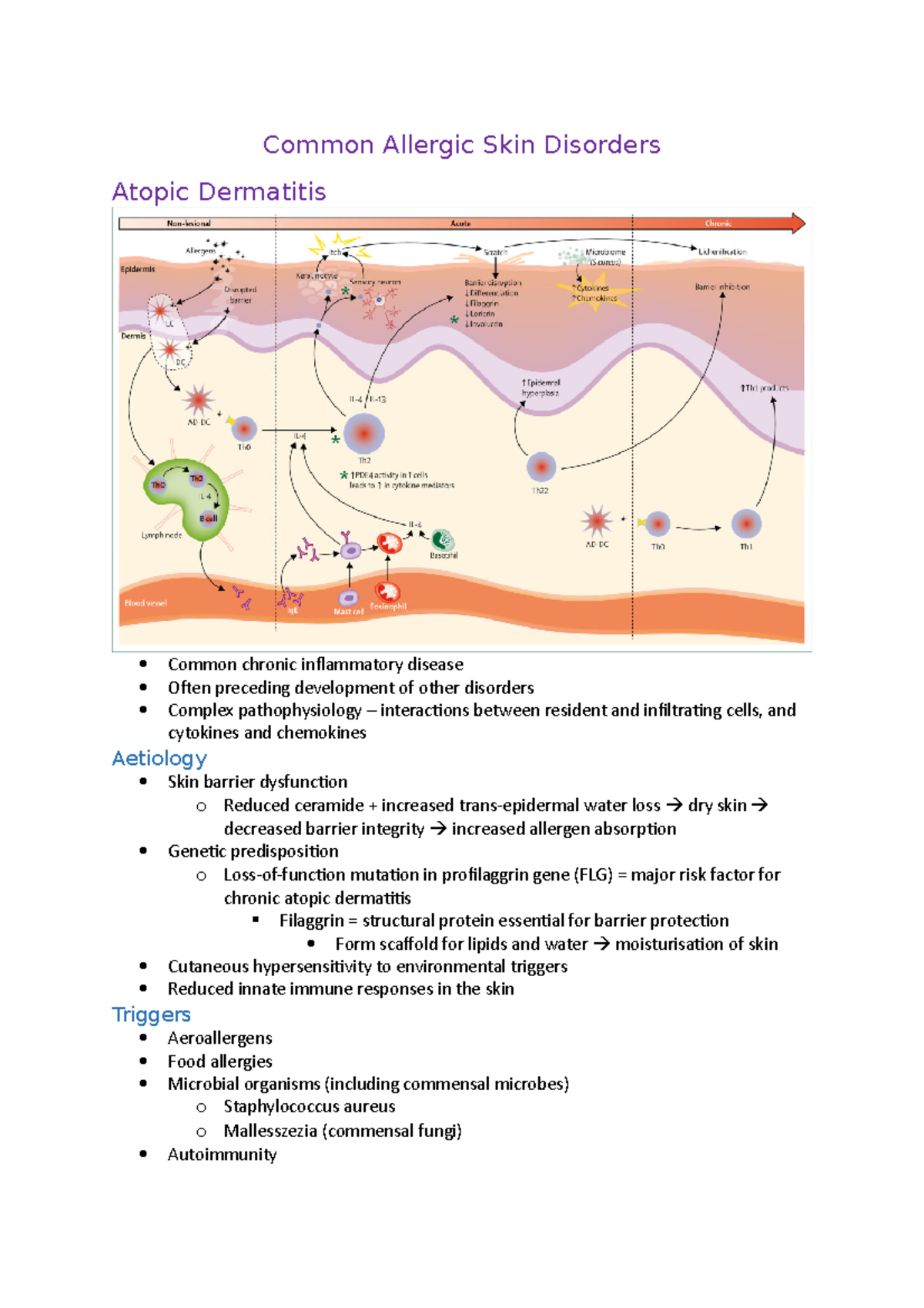 Common Allergic Skin Disorders - Common Allergic Skin Disorders Atopic ...