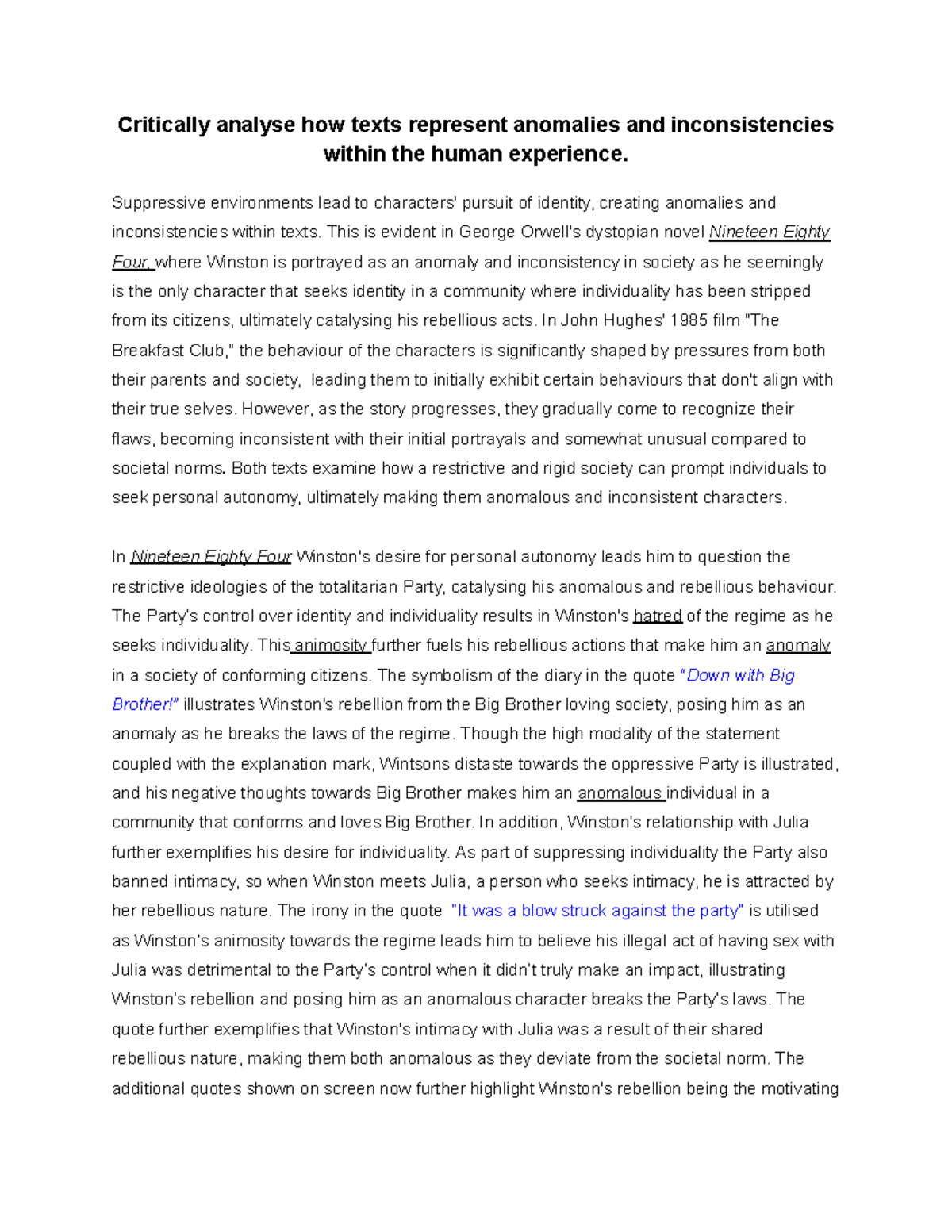 AT1 - MM Presentation - Yr 12 1984 Multimodal transcript - 15/20 ...