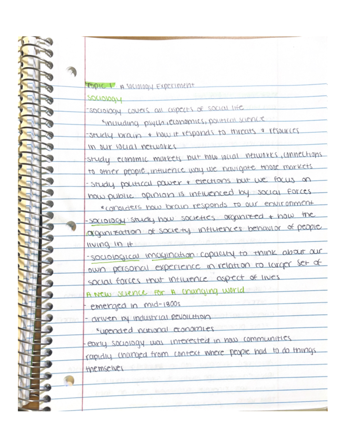 Sociology- Chapter 1 - SOCY 101 - USC - Studocu