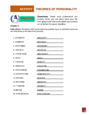 Theories OF Personality - CARL Rogers and his Contributions - THEORIES ...