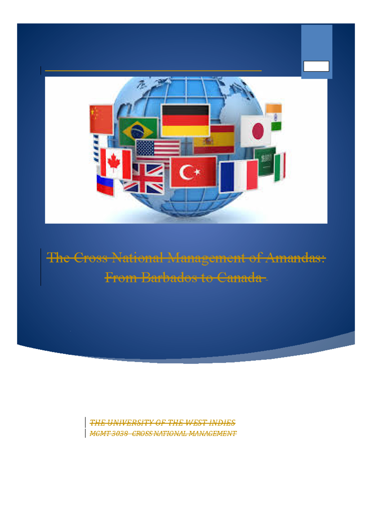 Final CNM Project - The Cross National Management of Amandas: From ...