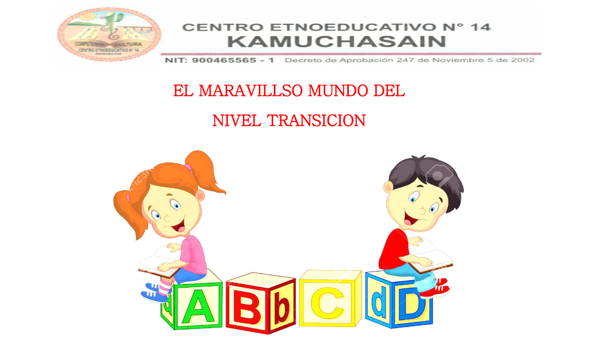 Malla curricular del grado transicion 2018 - EL MARAVILLSO MUNDO DEL NIVEL TRANSICION CENTRO ...