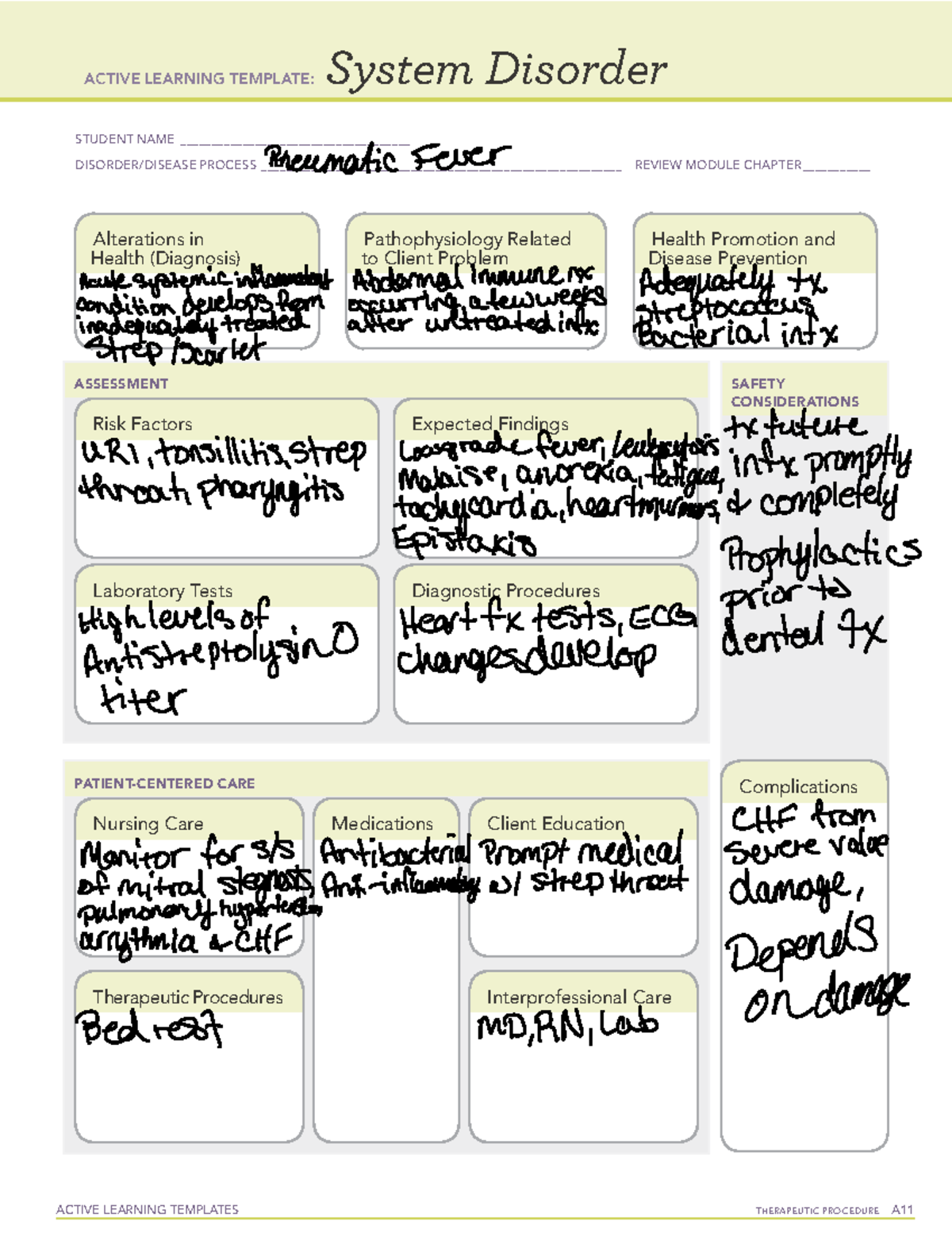 ATI-Peds P 3 2 - Template - ACTIVE LEARNING TEMPLATES THERAPEUTIC ...