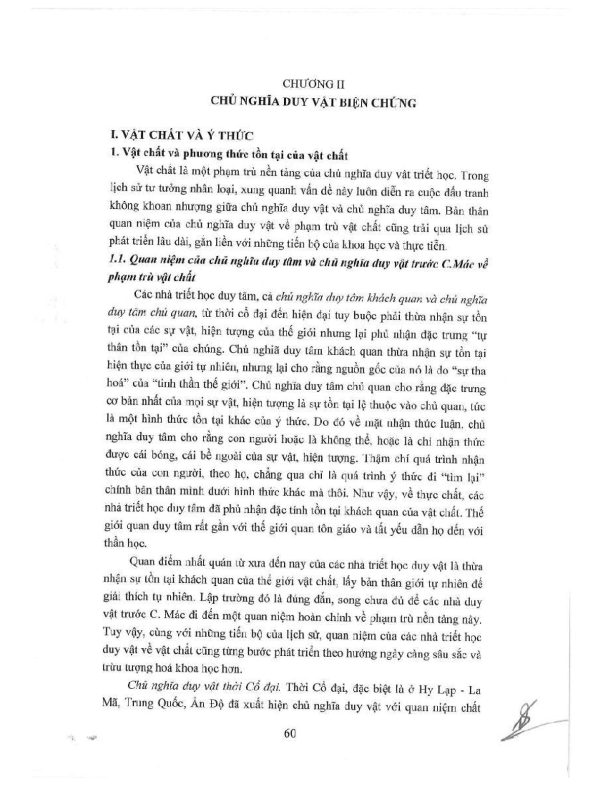 GT học phần Triết học MLN (K) Tr 60 -Tr130 - Triết học Mác Lênin - Studocu