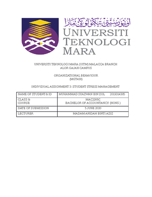 Individual Assignment MGT430 Case Study - 2 CASE STUDY OF ZARA’S SECRET ...