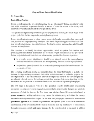 Chapter 1 - Project Management - Chapter: 1 1. Innovation imperatives ...