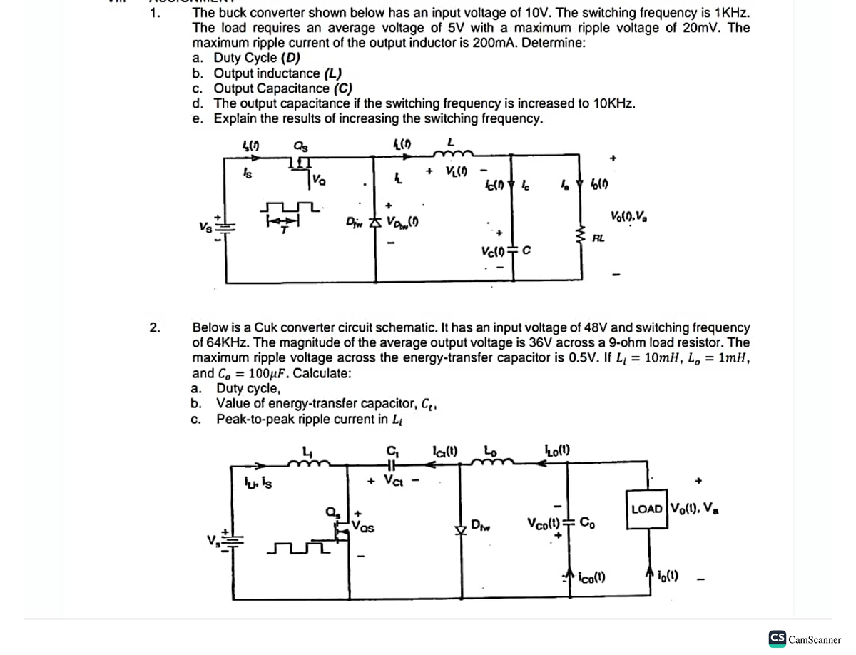 IE ASS IM 2 - Sample problems for reference - Industrial Electronics - CamScanner CamScanner ...