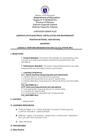 Lesson 3- Interpret Technical Drawings AND Plans (ID)- Basic technical ...