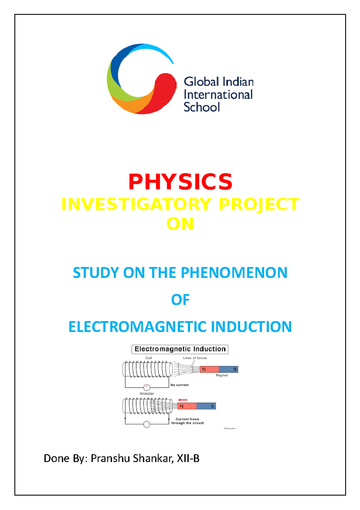 Physics Project - Transformers - PHYSICS INVESTIGATORY PROJECT ON STUDY ...