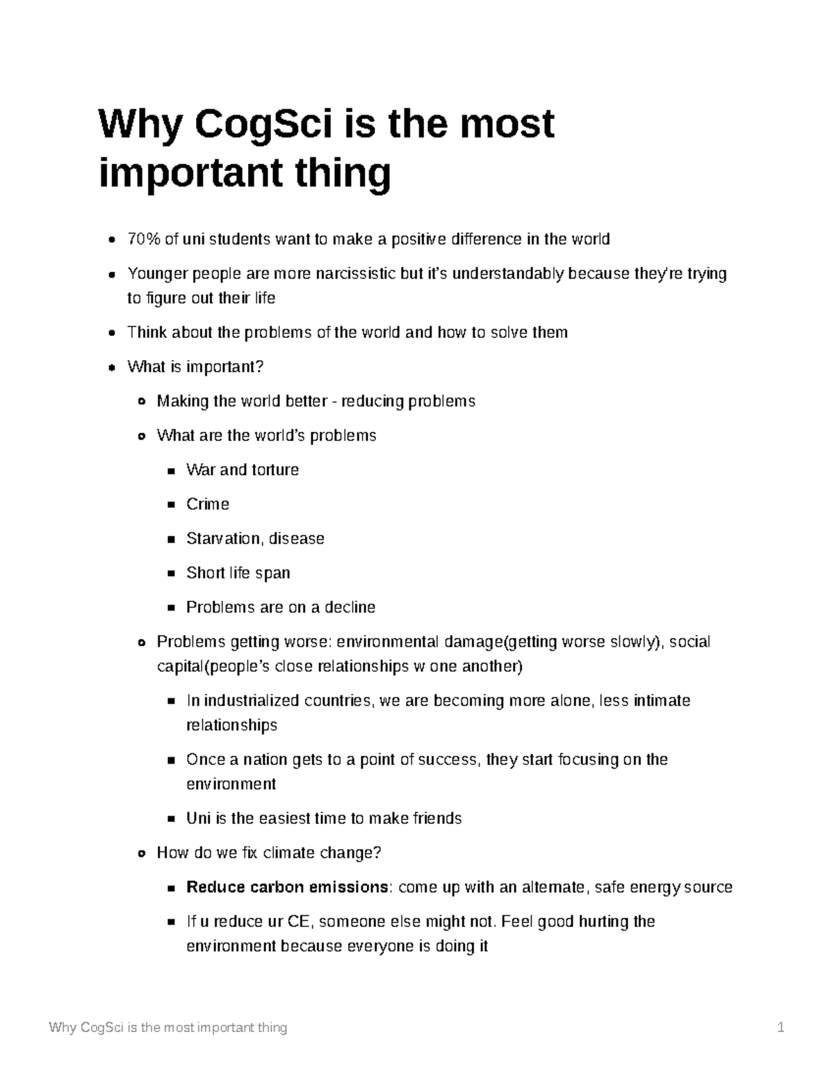 CGSC_1001_Why Cognitive Science is the most important thing - Why CogSci is the most important ...