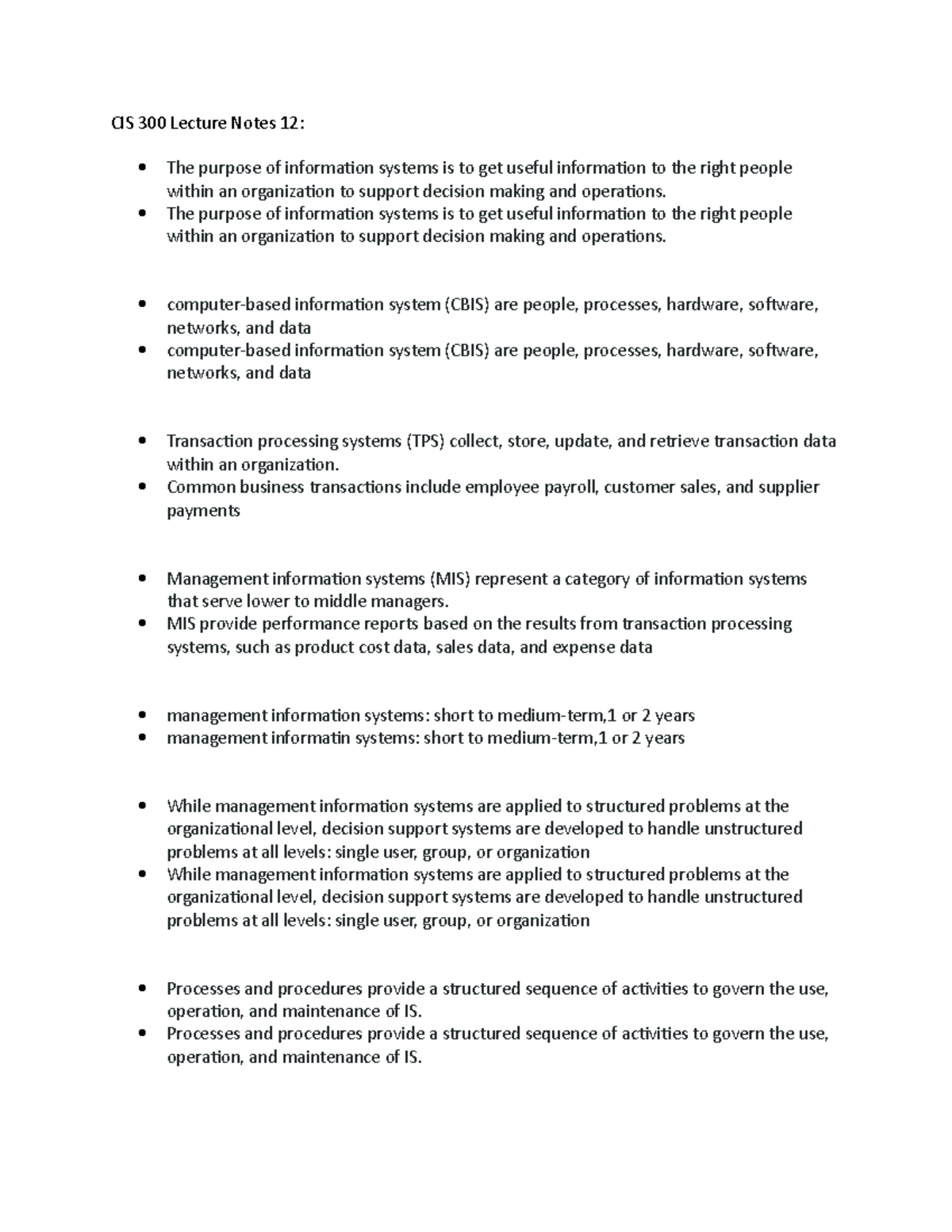 CIS 300 Lecture Notes 12 - CIS 300 Lecture Notes 12: The purpose of ...