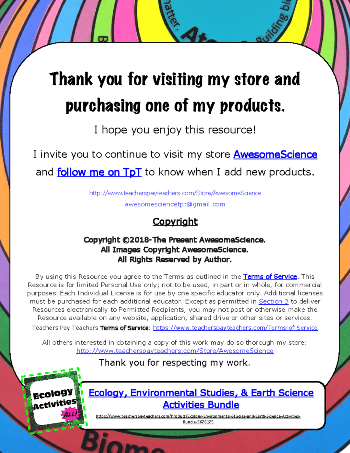 Levelsof Organization Student Note Organizer Distance Learning-2 ...