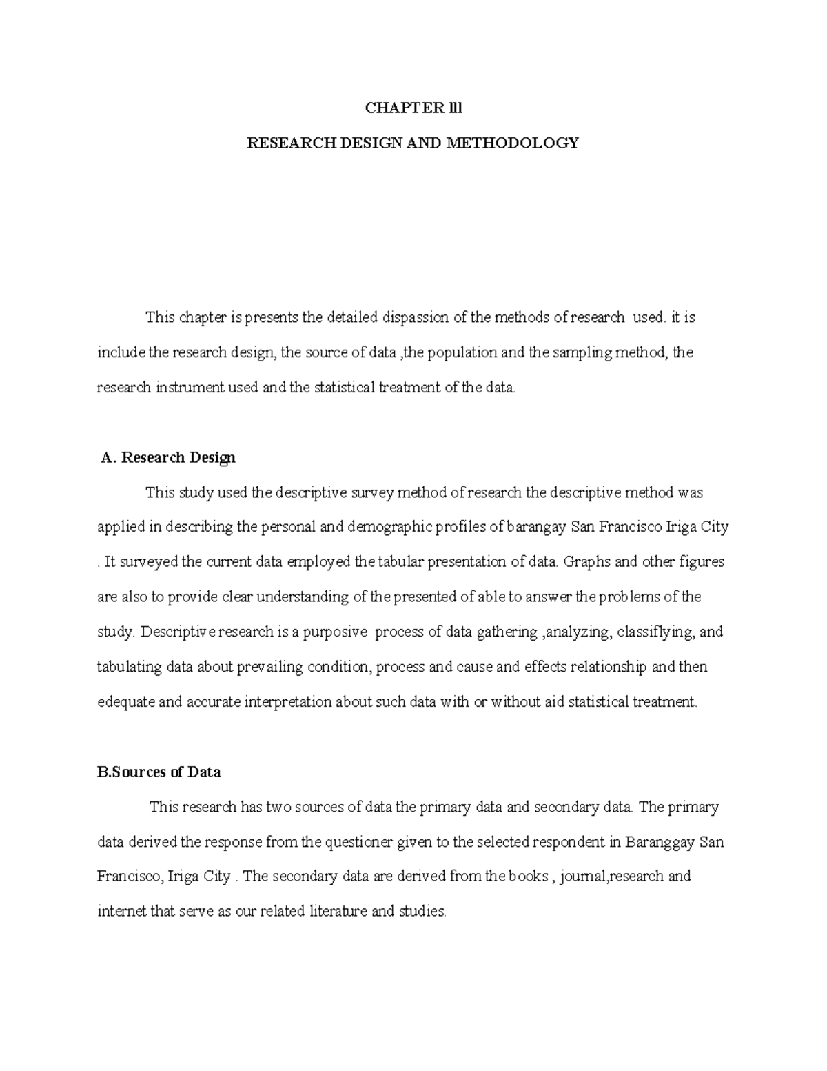 Chapter-III-PR2 - Summary Humanities and Social Sciences Strand (HUMSS ...