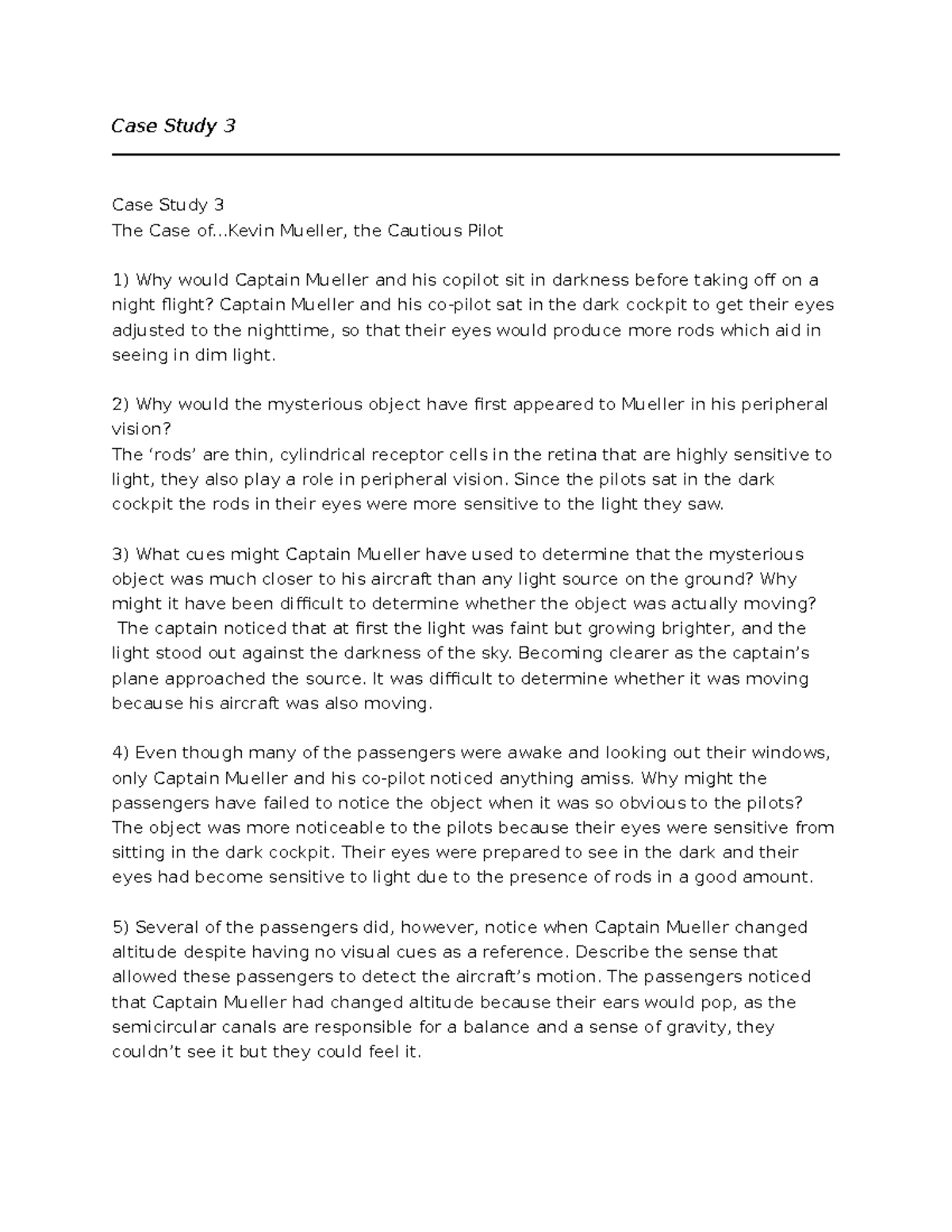 Case Study 3 chapter 3 - Case Study 3 Case Study 3 The Case of ...