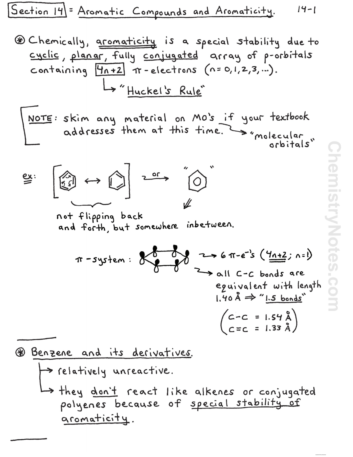 Aromatic Compounds and Aromaticity - Lecture Notes - Chemistry for ...
