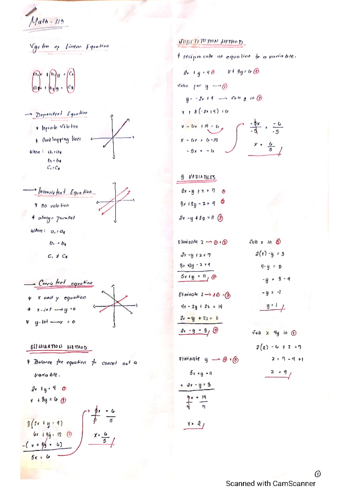 MATH 113 Mathematics for Engineers 1st Semester Reviewer - Bachelor of ...