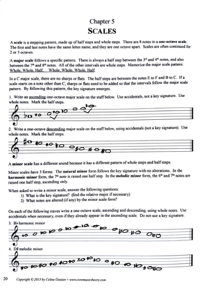 Scales and Chords (Roman Numerals) - N a m e : Scales and P r i m a r y ...