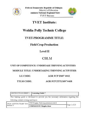 WU - Wollo University - Studocu