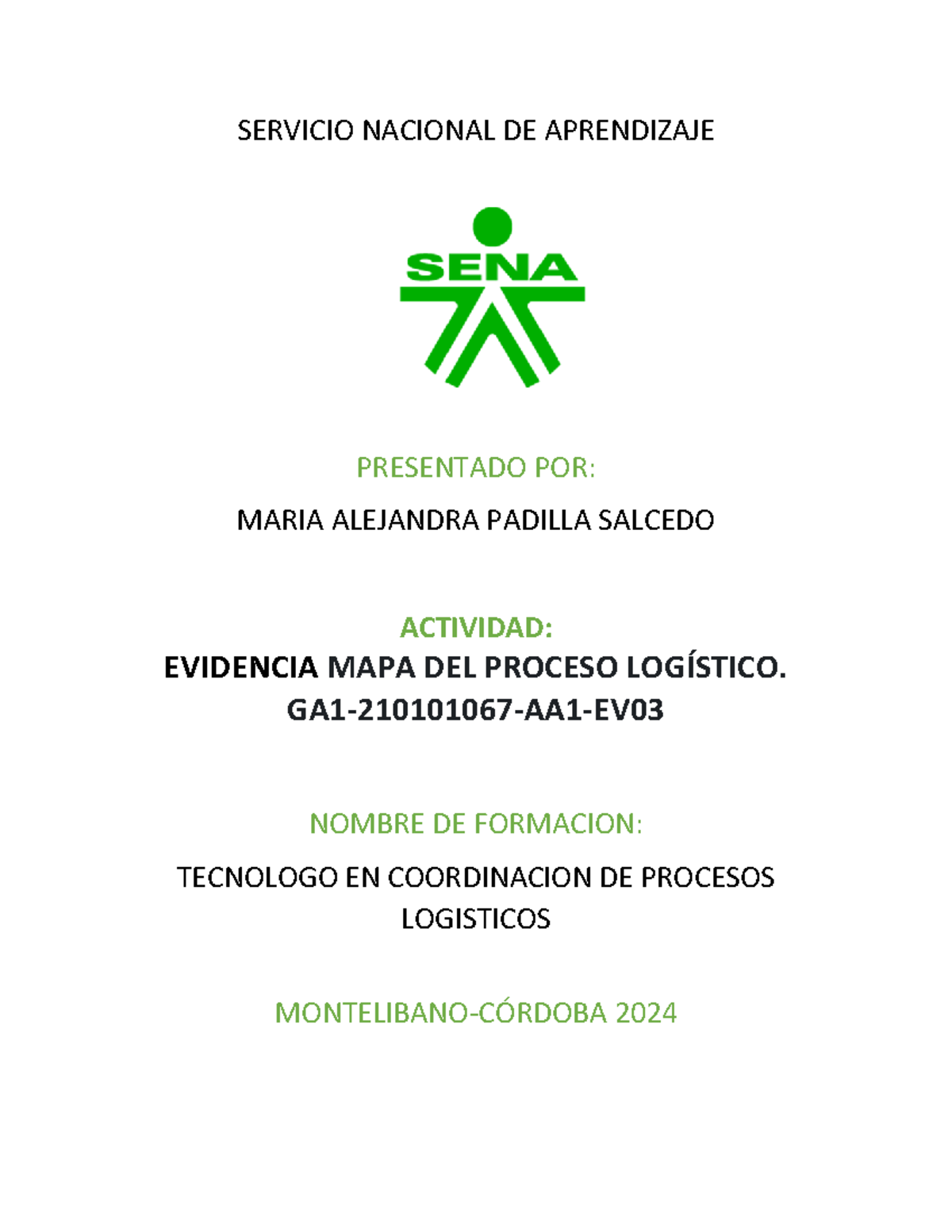 MAPA Conceptual Procesos Logisticos - coordinación procesos logisticos ...