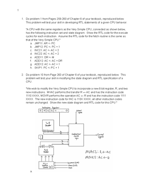 Homework 6 - 1 Do problem 1 from Pages 259-260 of Chapter 6 of your ...